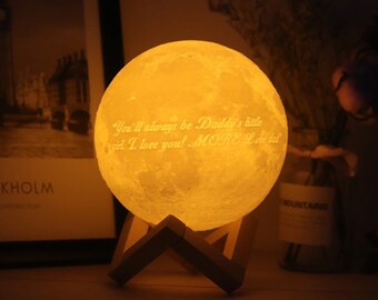 Moon Lamp Custom Photo - Etsy