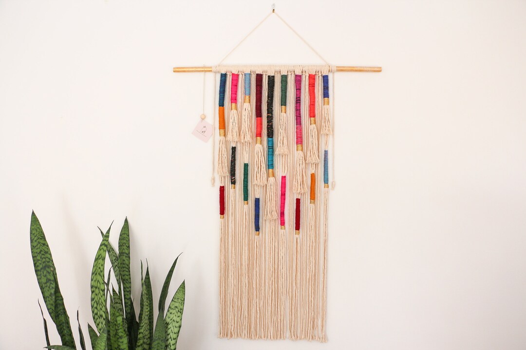 Colorful Macrame Wall Hanging - Etsy