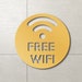 Free Wi-fi 3D Sign, WI FI Zone, WIFI Hot Spot, Hotel Cottage Restaurant ...