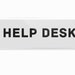 Help Desk Sign, Contact Center Decor, Information Desk Signage, IT Tech ...