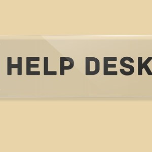 Help Desk Sign, Contact Center Decor, Information Desk Signage, IT Tech ...