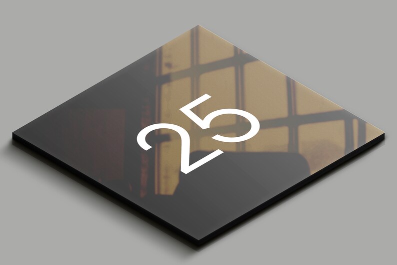 Custom Acrylic Room Number Sign Modern Office Door Plaque - Etsy