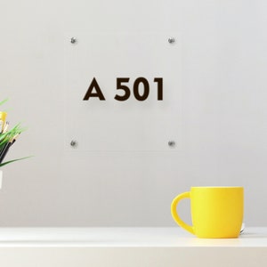 Apartment Number Sign, Custom Hotel Room Door Decor, House Address Sign ...