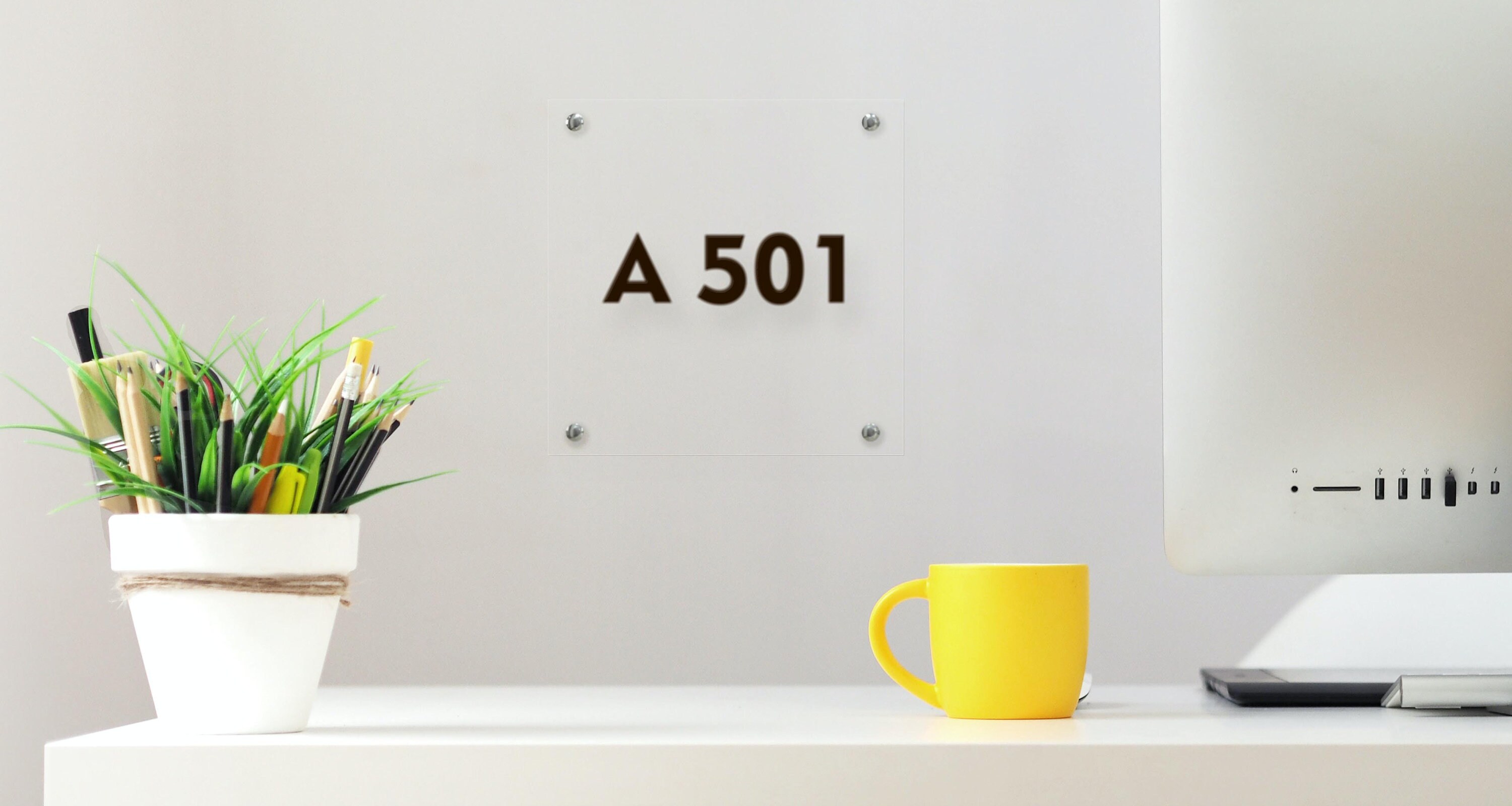 Apartment Number Sign, Custom Hotel Room Door Decor, House Address Sign ...