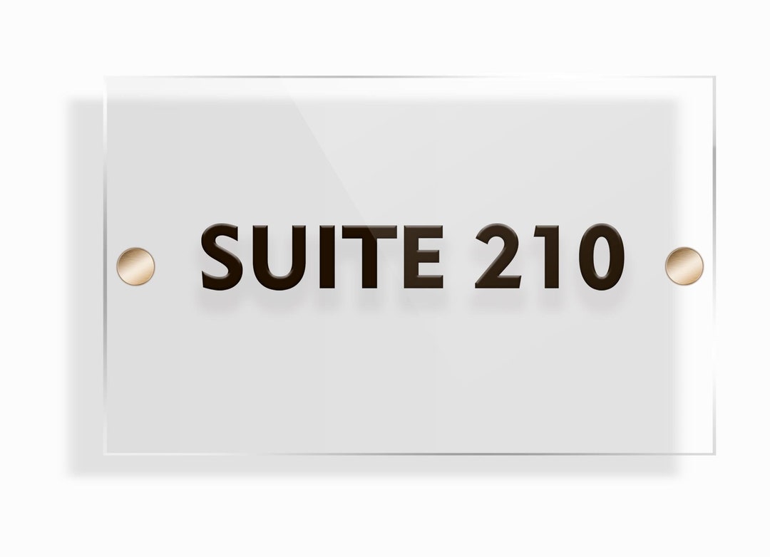 Custom Suite Number Sign Hotel Room Door Signs Front Door Numbers ...