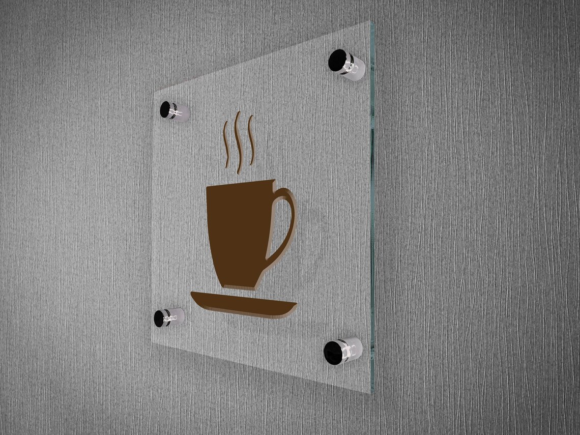 Coffee Cup Sign Customizable Information Signage Cafe Decor | Etsy