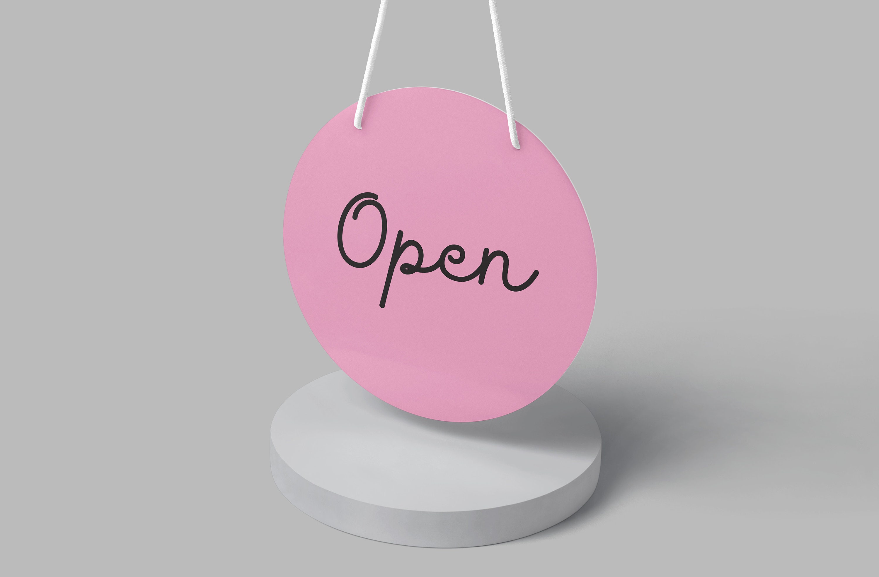Open Closed Door Sign, Acrylic Sign, Sign for Beauty Salon, Shop, Cafe ...