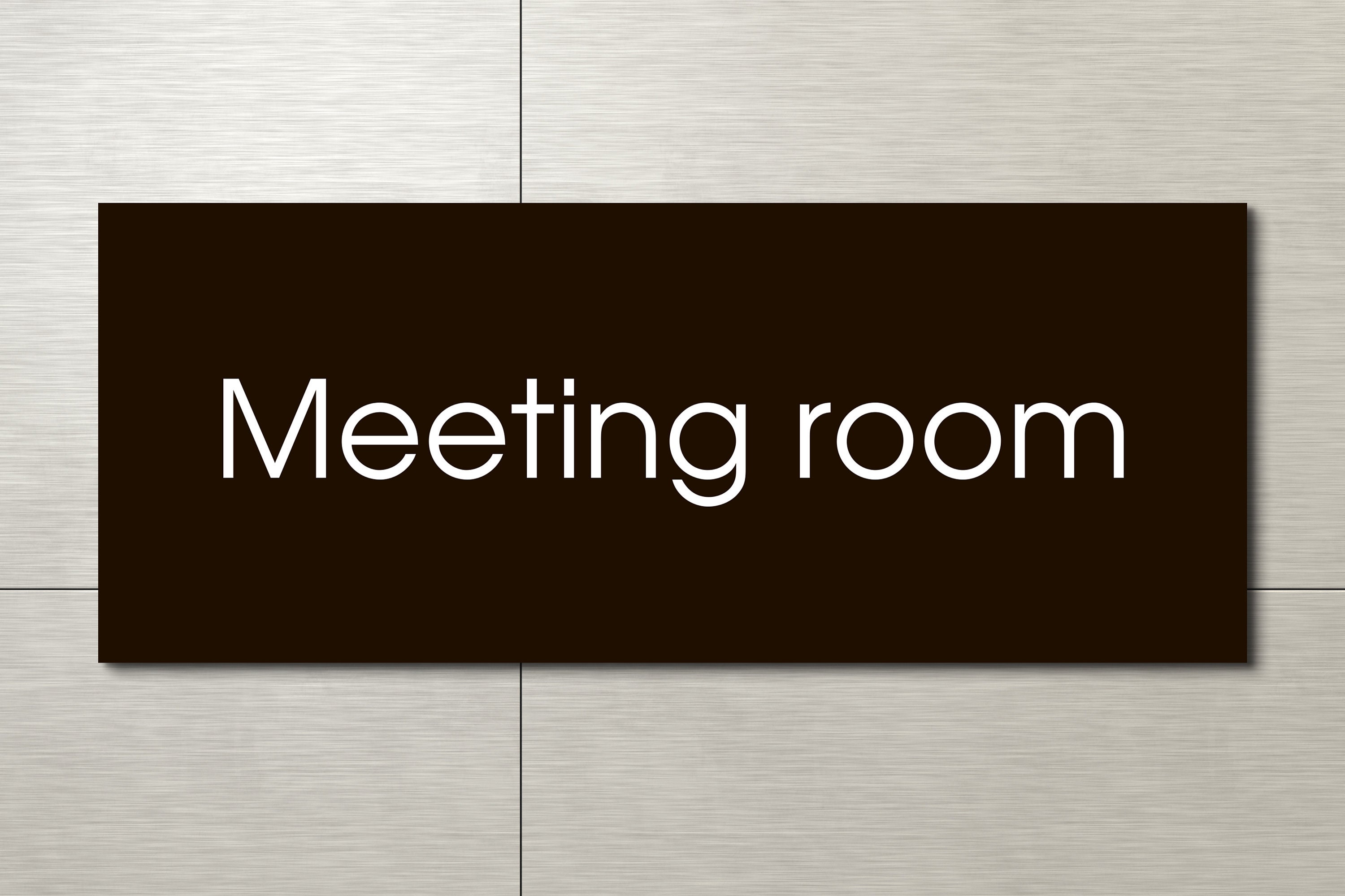 Customizable Acrylic Glass Meeting Room Sign: Modern Office Decor - Etsy