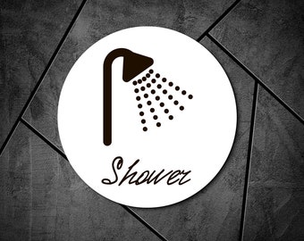 Round Shape Acrylic WC Sign for Hotel Restaurant and Office - Etsy