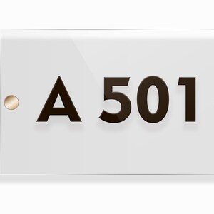 Apartment Number Sign, Custom Hotel Room Door Decor, House Address Sign ...