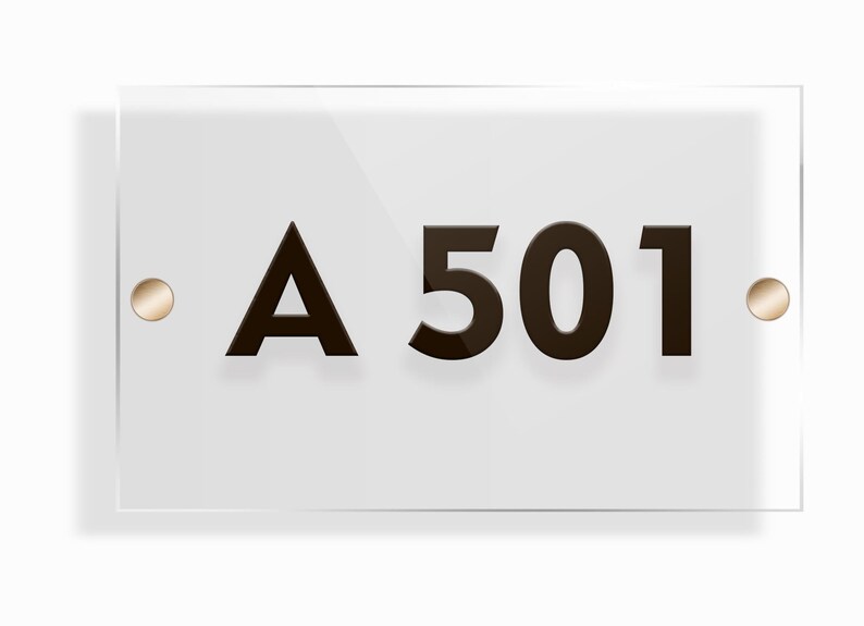 Apartment Number Sign, Custom Hotel Room Door Decor, House Address Sign ...