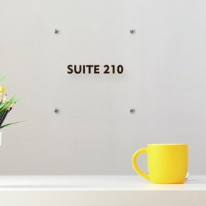 Custom Suite Number Sign Hotel Room Door Signs Front Door Numbers ...