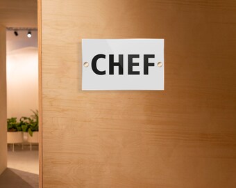 Chef Kitchen Sign - Etsy