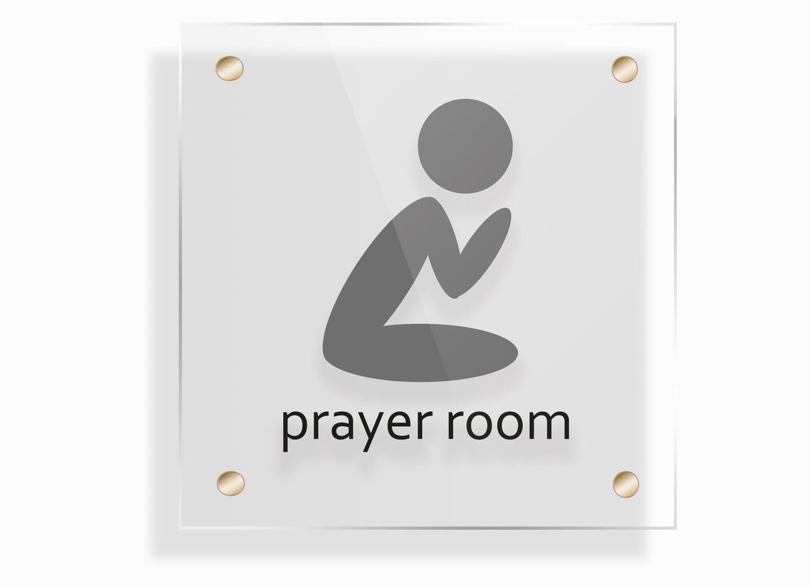 Prayer Room Sign Custom Signage Religious Home Decor - Etsy