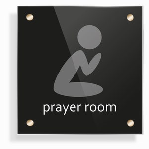 Prayer Room Sign Religious Person Home Decor Customizable Information ...