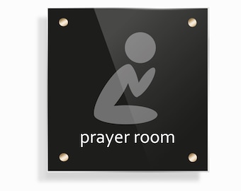 Multi-faith Prayer Room Adhesive Door Sign Gold / Silver / - Etsy UK