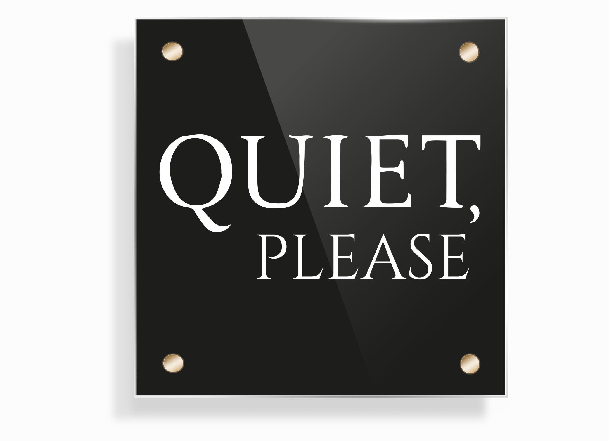 Quiet Zone Sign Printable