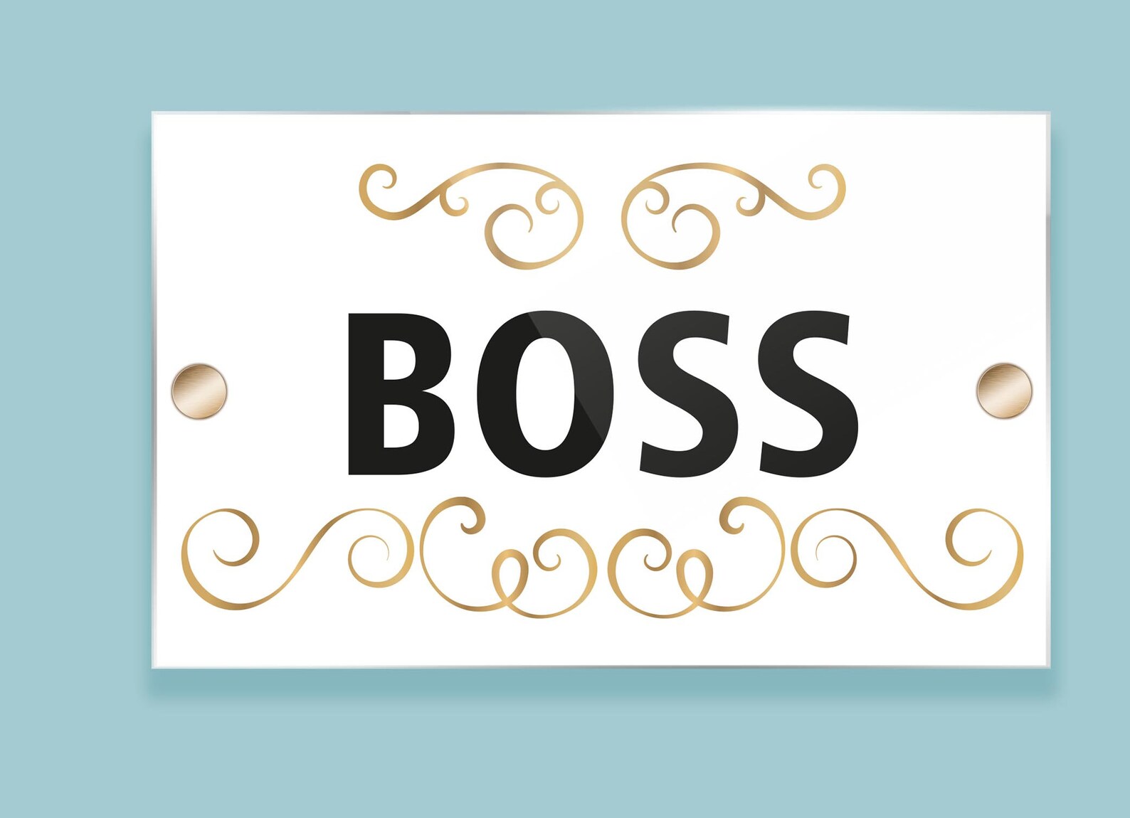 Boss Sign Bosses Office Door Signs Business Company Decor | Etsy
