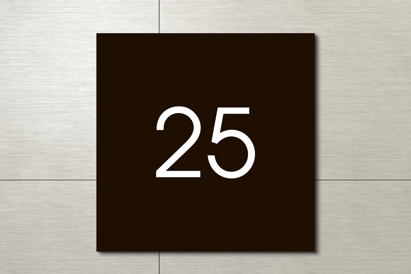 Custom Acrylic Room Number Sign - Modern Office Door Plaque ...