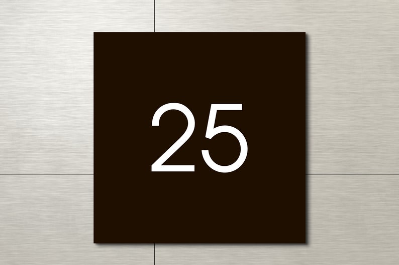 Custom Acrylic Room Number Sign Modern Office Door Plaque - Etsy
