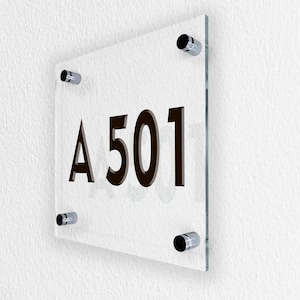 Apartment Number Sign, Custom Hotel Room Door Decor, House Address Sign ...
