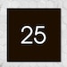 Custom Acrylic Room Number Sign - Modern Office Door Plaque ...