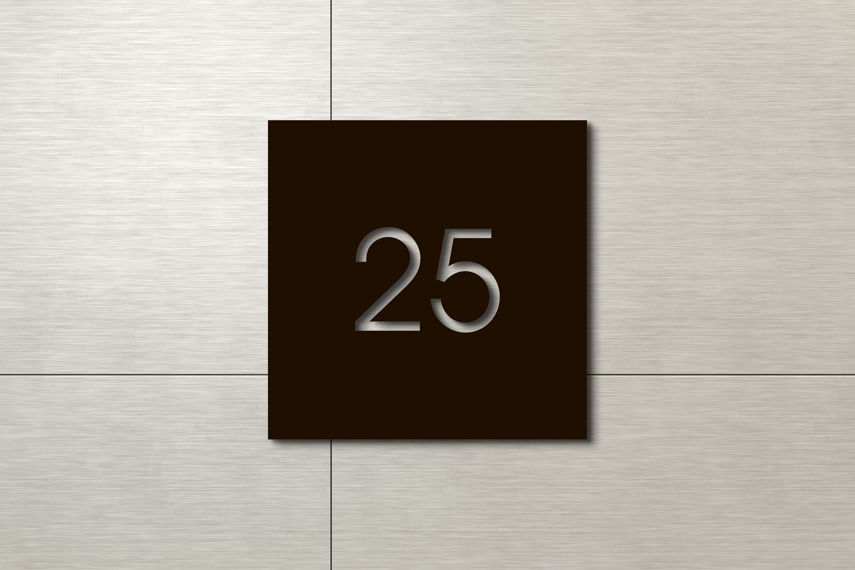 Personalized Acrylic Room Number Sign: Modern Office Door Plaque - Etsy