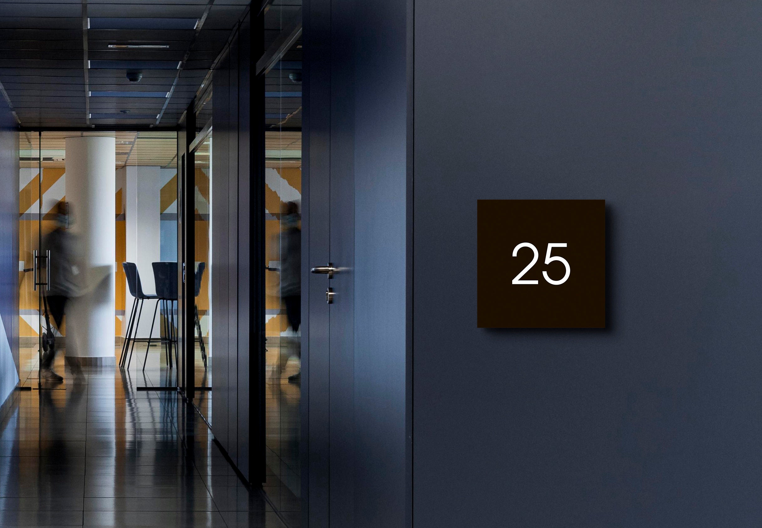 Custom Acrylic Room Number Sign Modern Office Door Plaque - Etsy