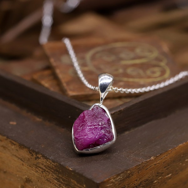 Ruby Pendant - Etsy