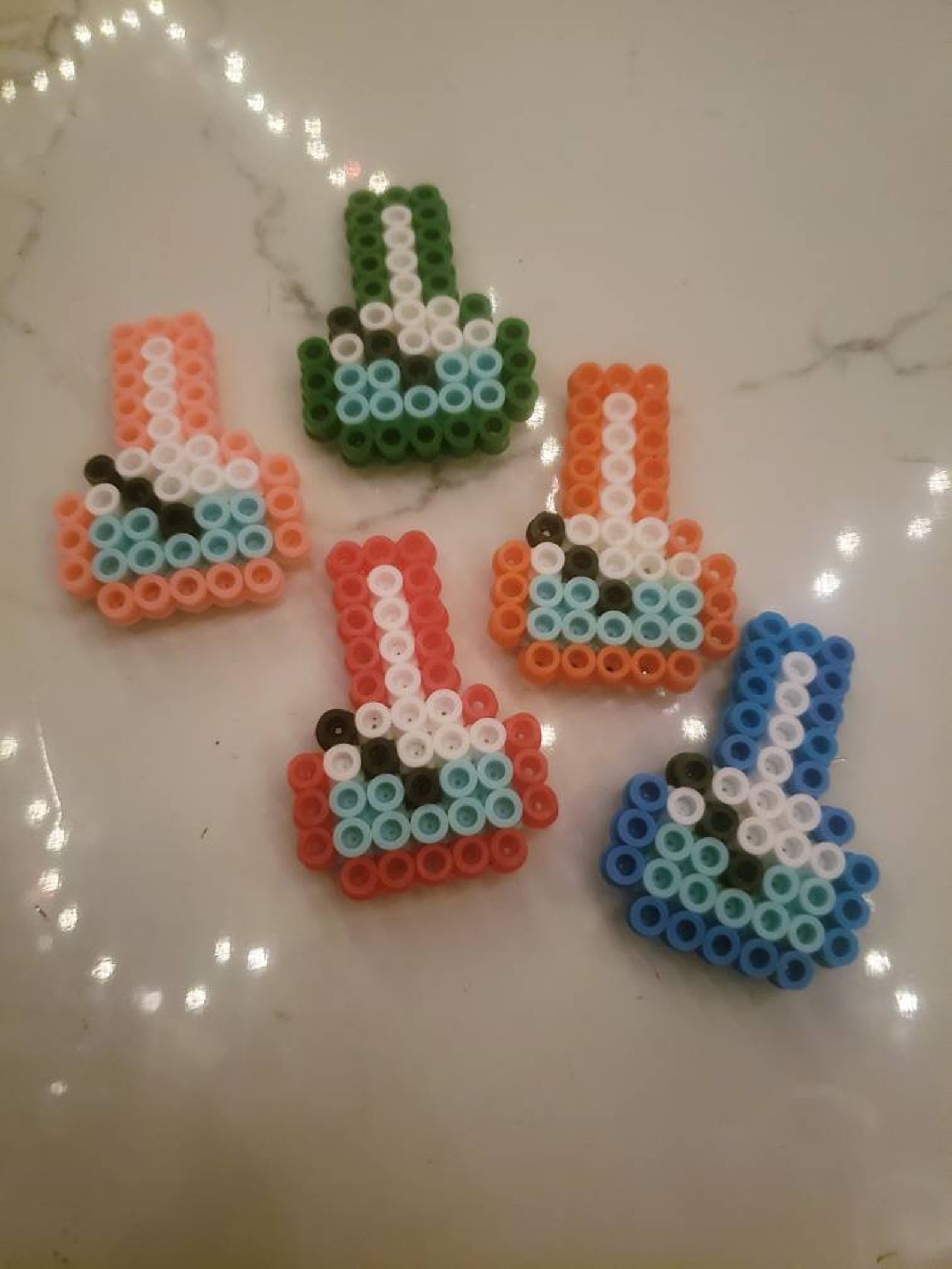 Perler bead bong magnets | Etsy