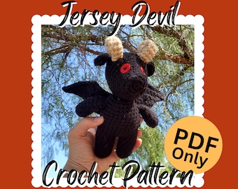 PATTERN ONLY - Jersey Devil Crochet Pattern - Etsy