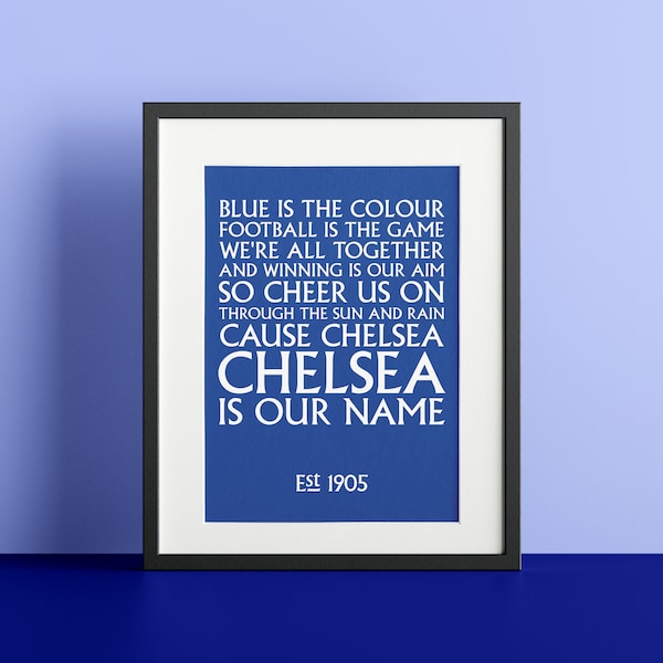 Chelsea Fc - Etsy UK