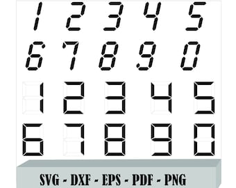 Scoreboard Numbers Font