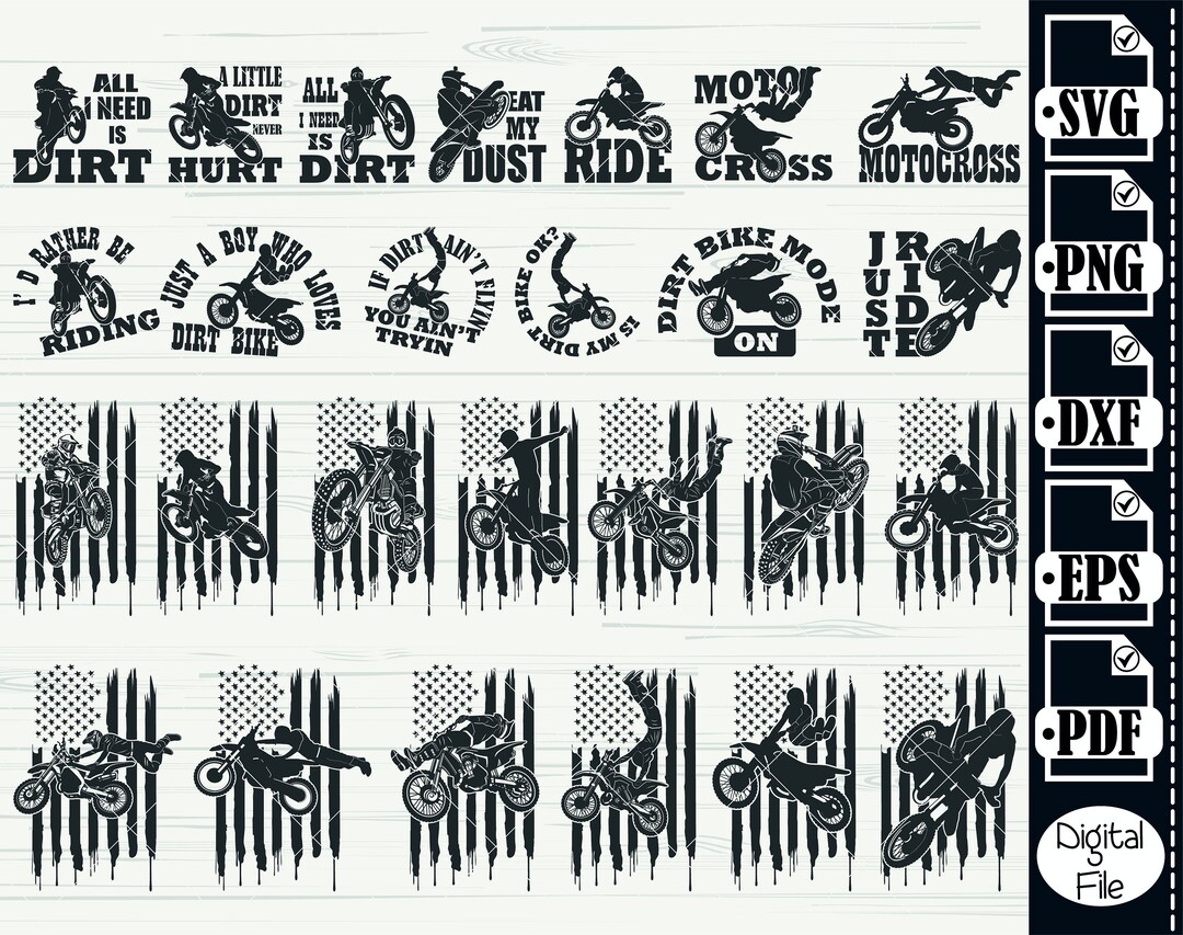 Motocross Rider Svg, 2, US Motocross cut file, moto cross svg, dirt ...