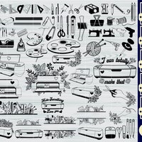 Crafting Tools SVG Bundle, Craft SVG, Crafting Svg, Crafting Tool ...