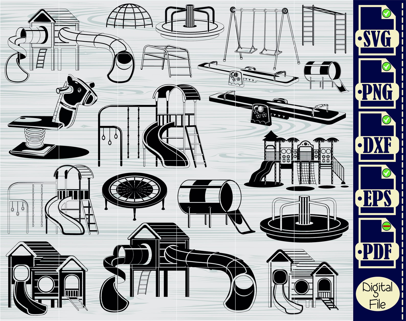 Playground SVG Bundle, Playground SVG, Playground Clipart, Playground ...
