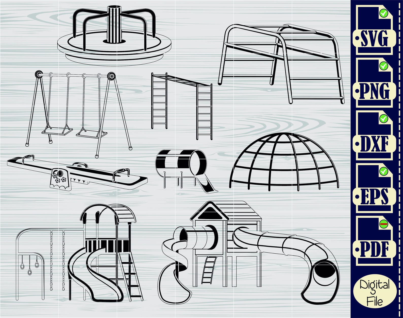 Playground SVG Bundle, Playground SVG, Playground Clipart, Playground ...