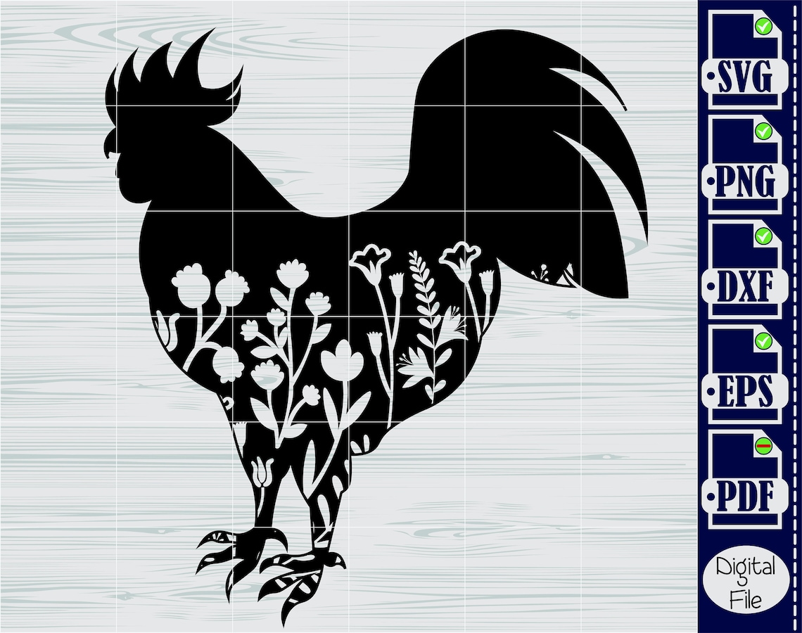 Rooster SVG Rooster SVG Bundle Rooster Clipart Rooster Cut - Etsy