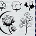 Cotton SVG File, Cotton Ball Svg, Cotton Branch Svg, Cotton Clipart ...