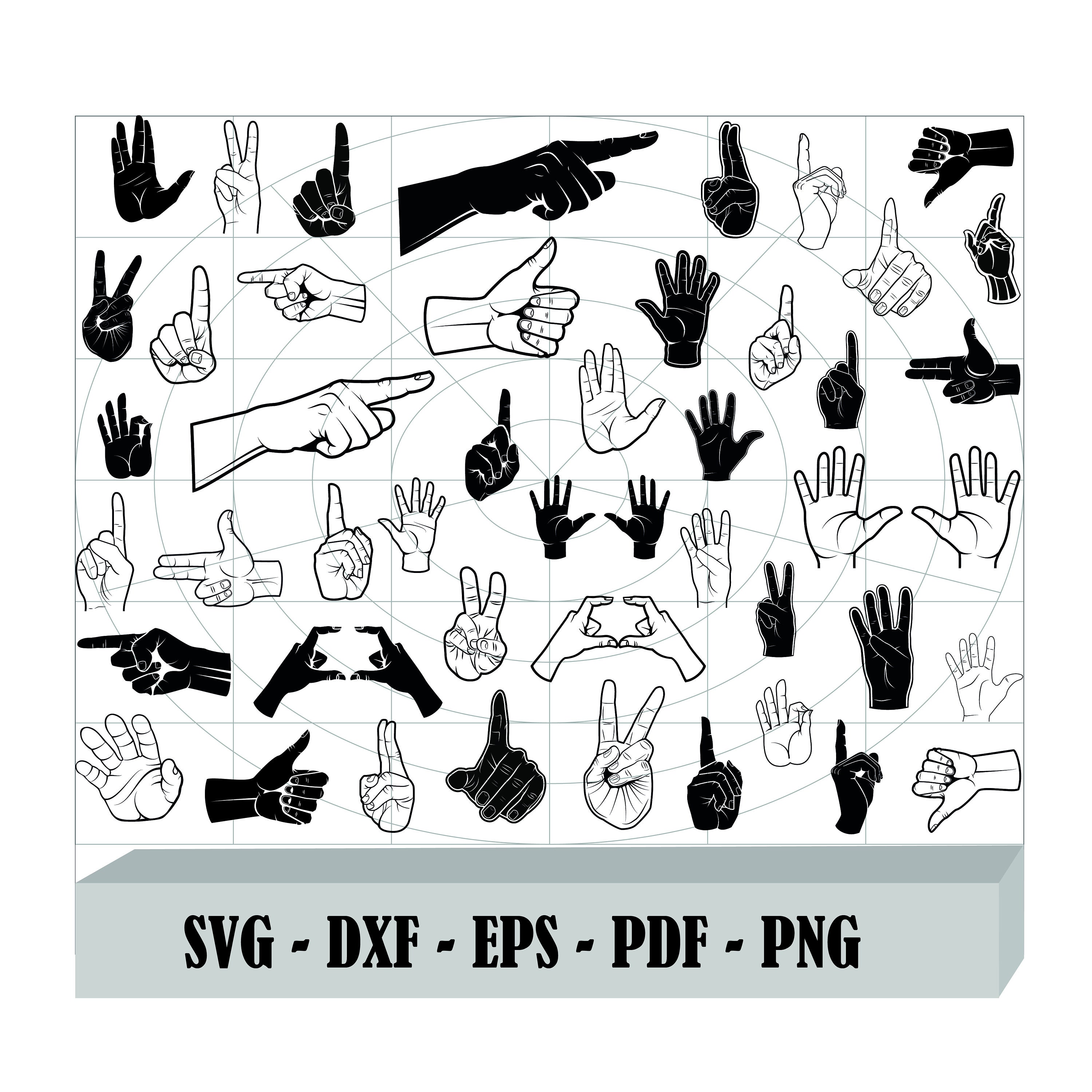 Finger Count SVG Bundle Finger Count SVG Finger Count - Etsy UK
