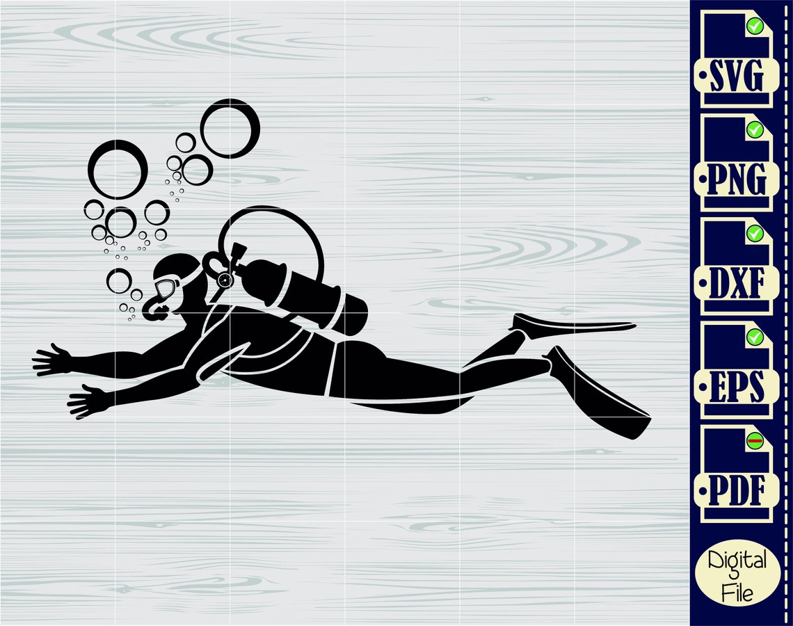 Scuba Diving SVG Bundle Snorkeling SVG Clipart Scuba Diving - Etsy