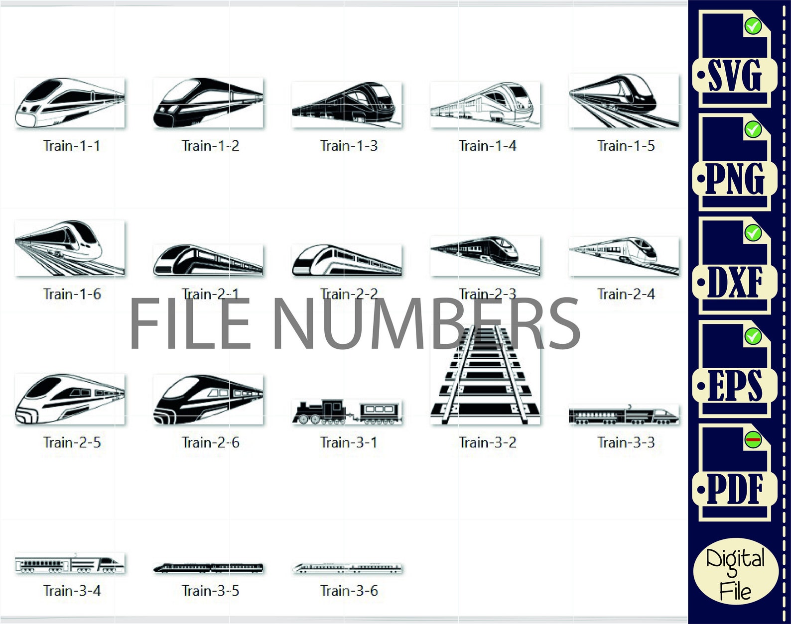 Train SVG Bundle Train SVG Choo Choo Train Svg Train - Etsy