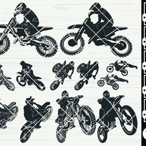 Motocross Rider Svg,3, Dirt Bike Monogram Split, Moto Cross Svg, Motor ...