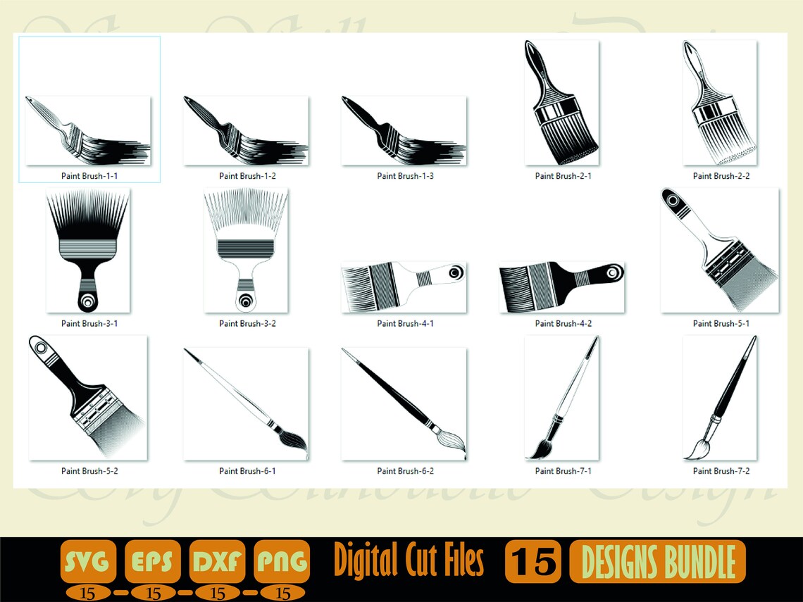 Paint Brush SVG Paint Brush SVG Painting SVG Paint Brush - Etsy