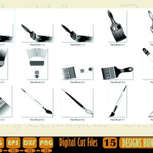 Paint Brush SVG Paint Brush SVG Painting SVG Paint Brush - Etsy
