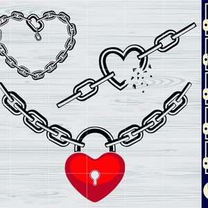 Chain SVG, Broken Chain SVG, Chain Clipart, Chain Files for Cricut ...