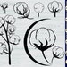Cotton SVG File, Cotton Ball Svg, Cotton Branch Svg, Cotton Clipart ...