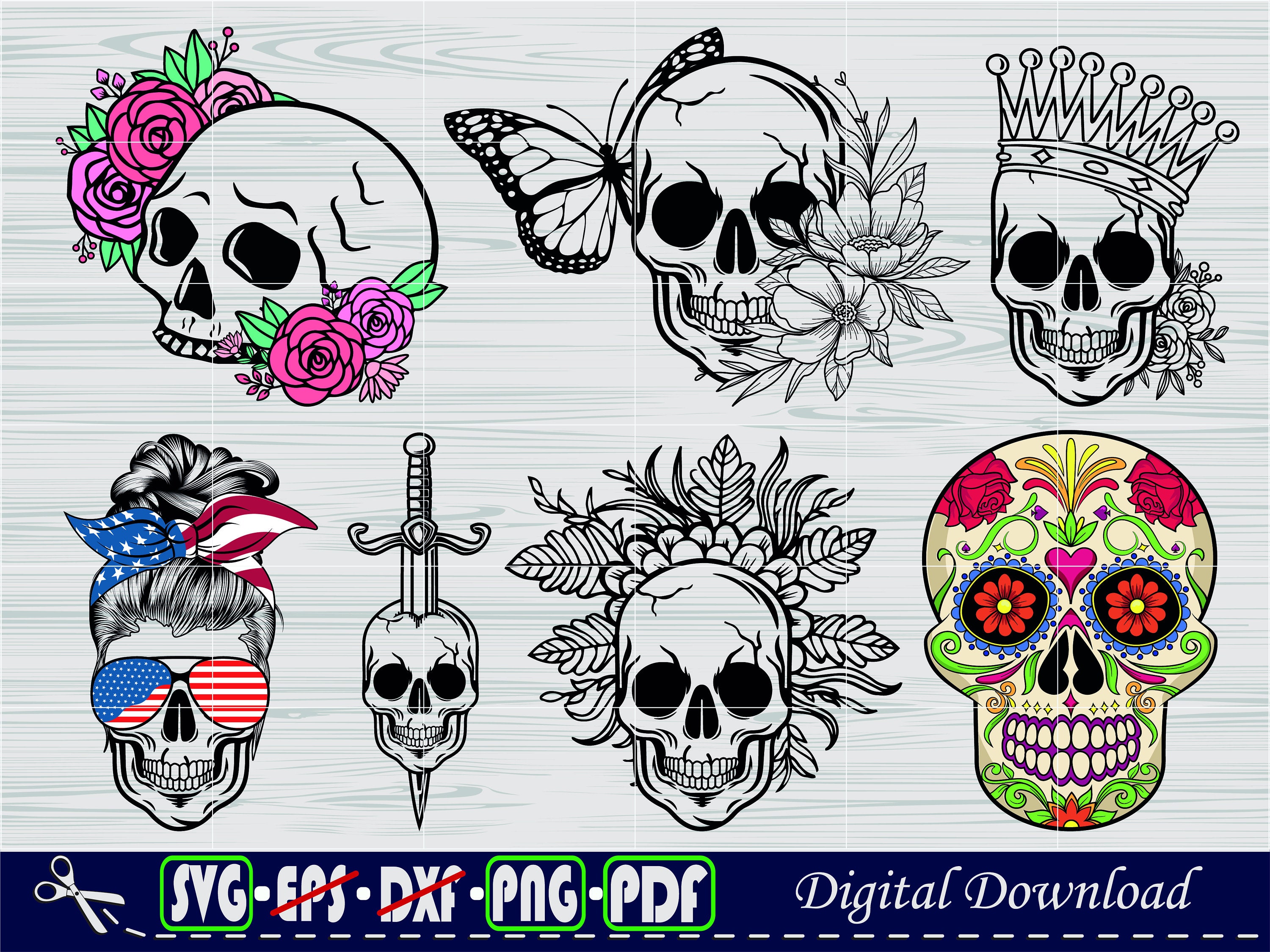 Totenkopf SVG 6 Totenkopf Svg Totenkopf Svg Totenkopf Svg - Etsy Österreich