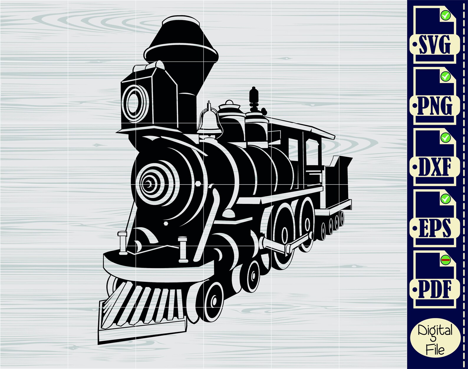 Steam Engine Train SVG Bundle, Locomotive Clipart (digital Files) - Etsy