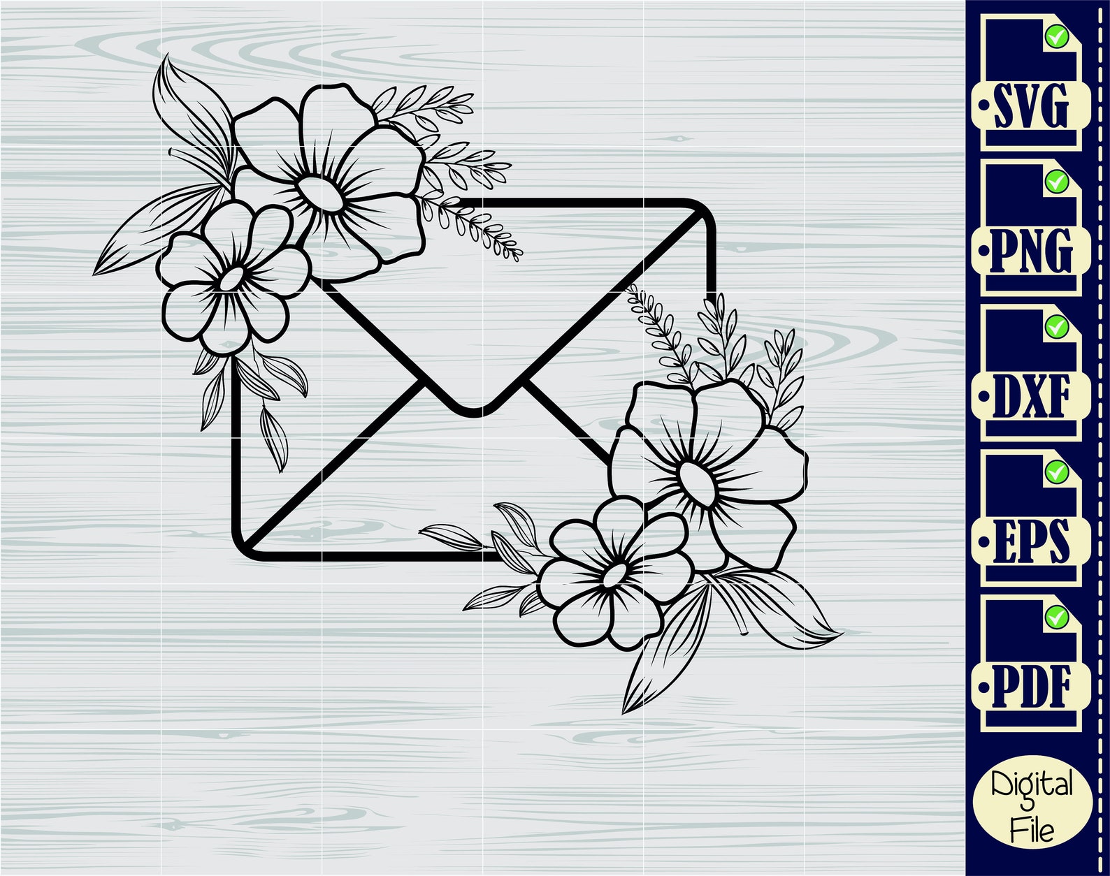 Envelope SVG Cut File Valentines Day Svg Love Letter SVG - Etsy